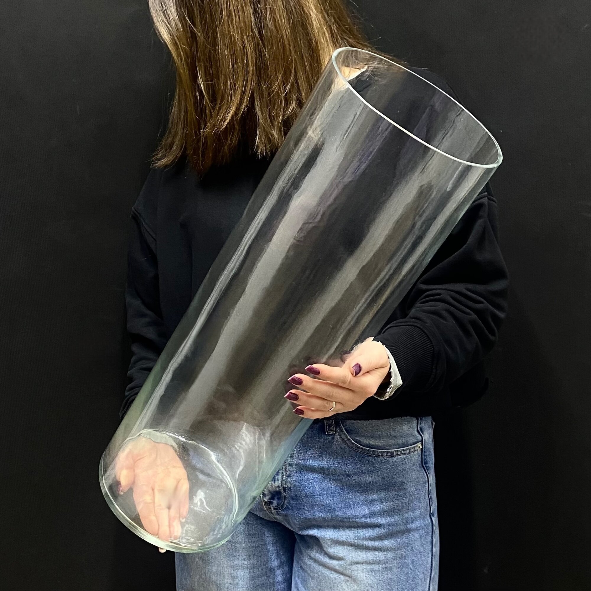 Ваза для высоких роз 50х20 / Ваза для высоких букетов / Ваза для цветов