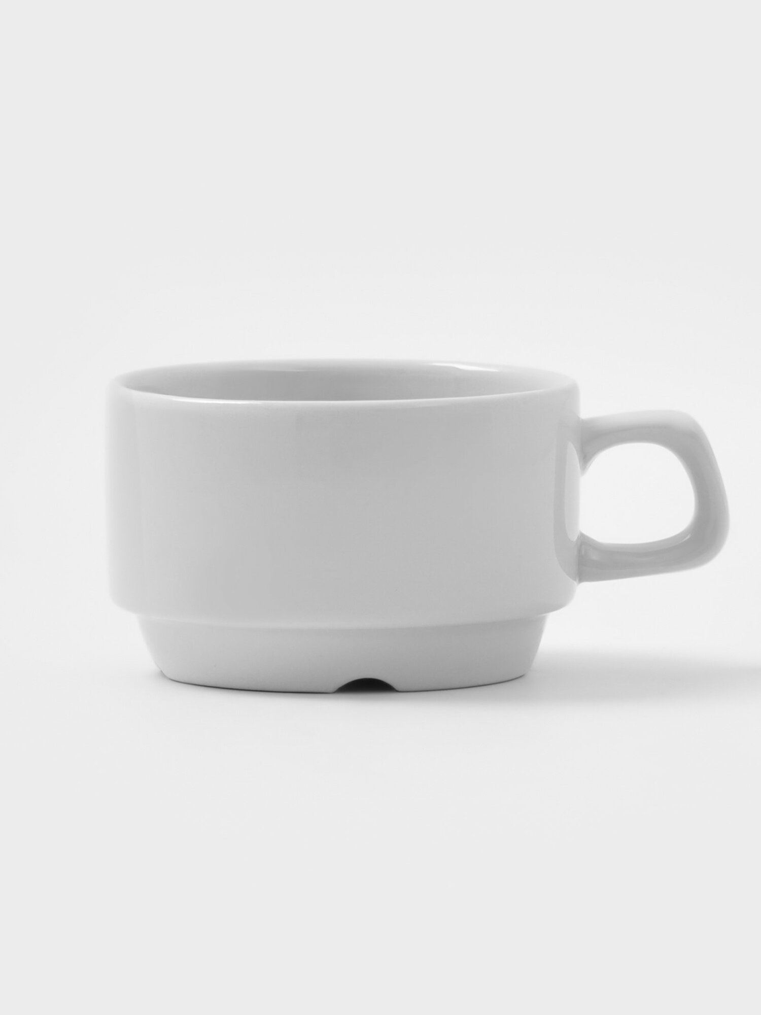 Чашка "Белая", 170 мл, d=8.3 см, штабелируемая, белая, цвет: белый