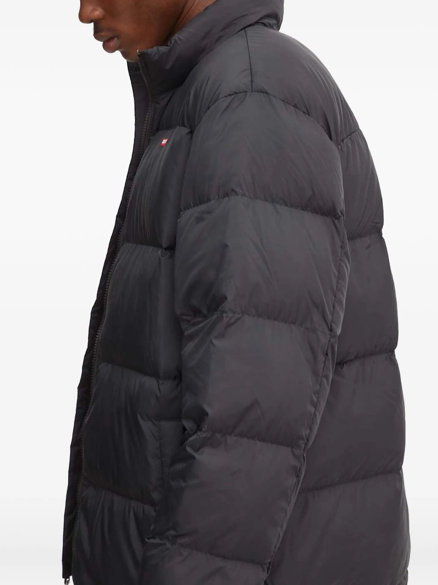 Куртка Levi's Zip-fastening puffer jacket, размер XL, black/black — фото 1