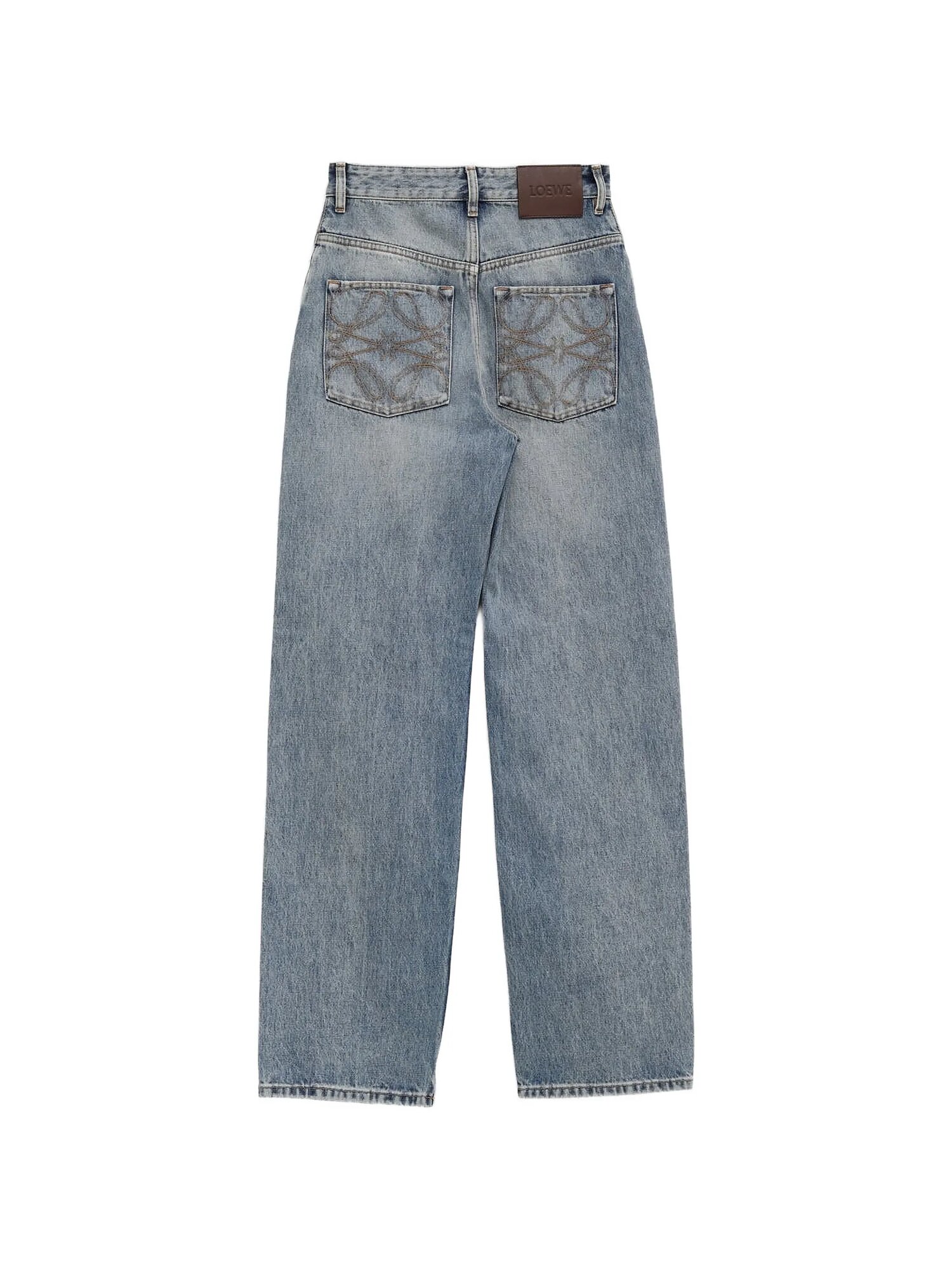 Джинсы Loewe Embroidery denim jeans, размер 40, синий — фото 1