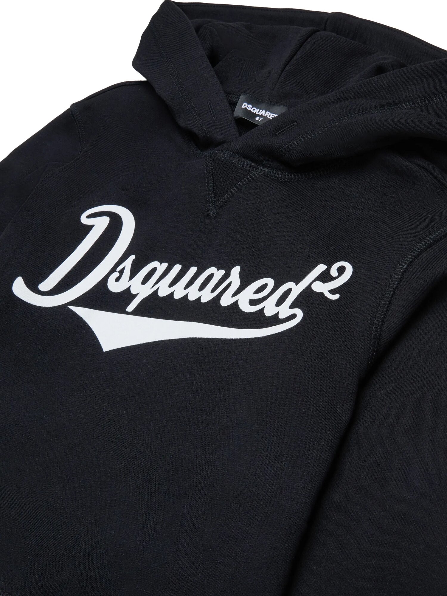 Свитер DSQUARED2 Logo hooded sweater, размер 4 года, черный — фото 1
