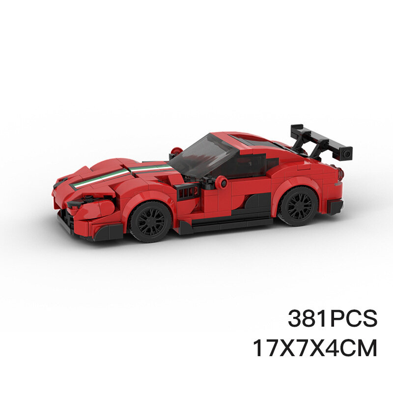 Двигатель moc 8 сетка Ferrari 812GTS V12 строительный блок модель автомобиля мальчик серия скорости