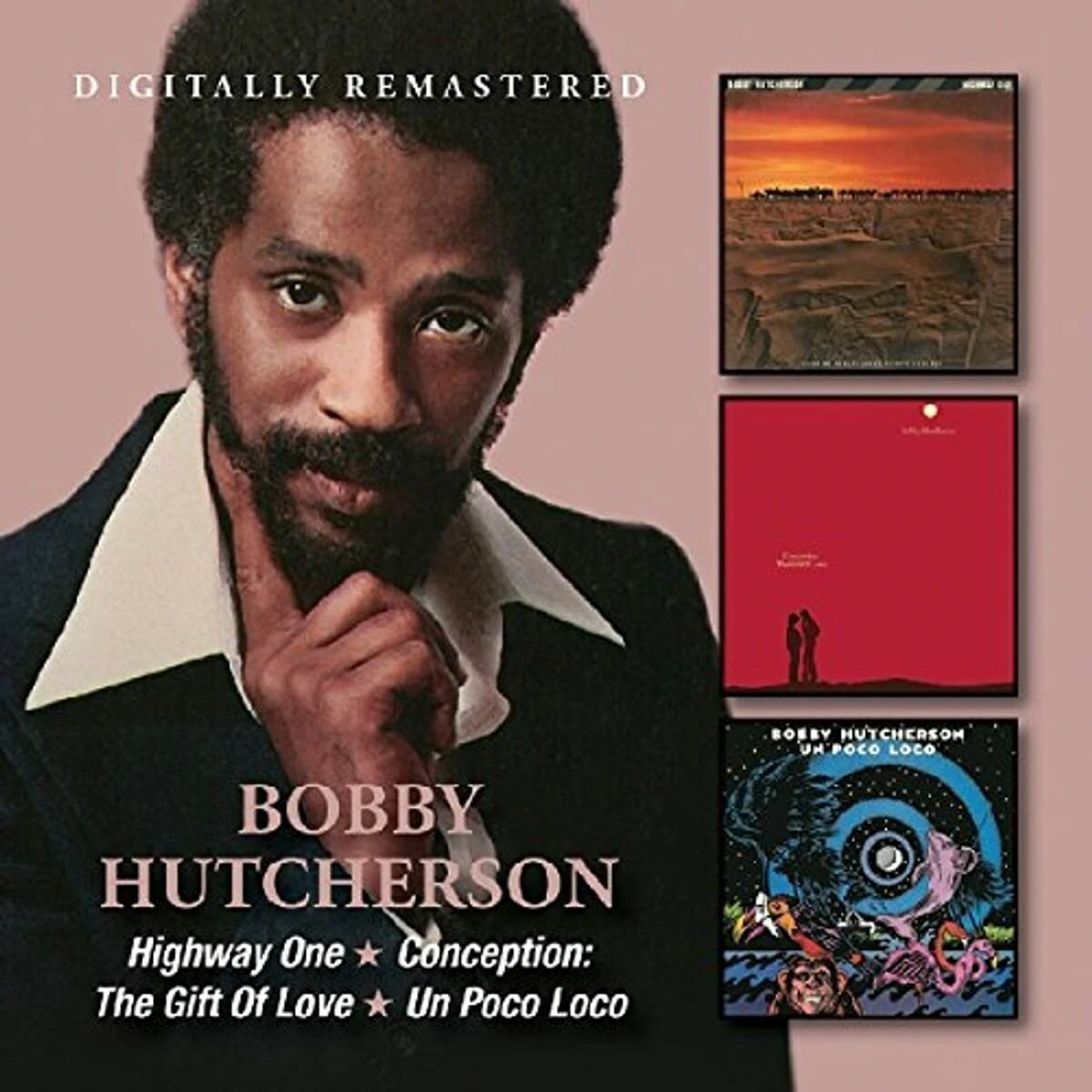 CD диск Bobby Hutcherson - Highway One/ Conception: The Gift Of Love/ Un Poco Loco (2CD) 2017, Jewel case
