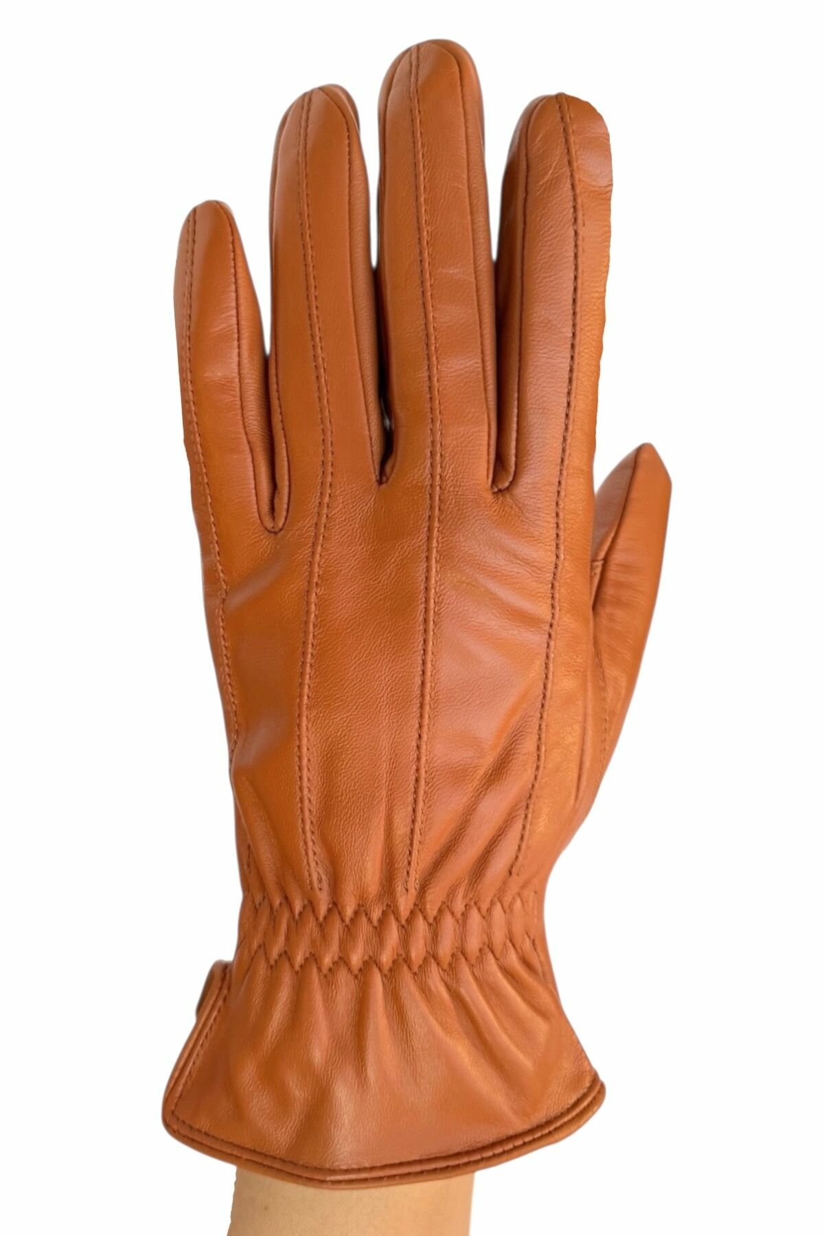 Перчатки кожаные мужские "Leta" MPOz-103-ts_light brown_10