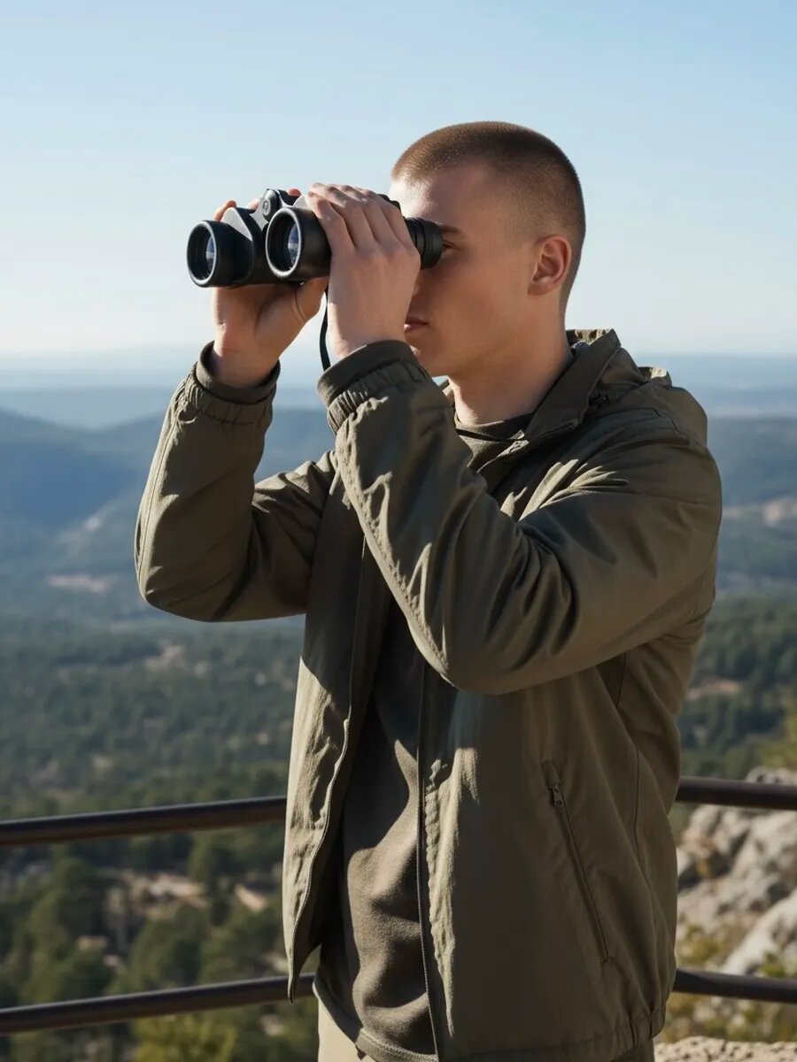 Бинокль призменный с центральной фокусировкой БПЦ5 "Байгыш"