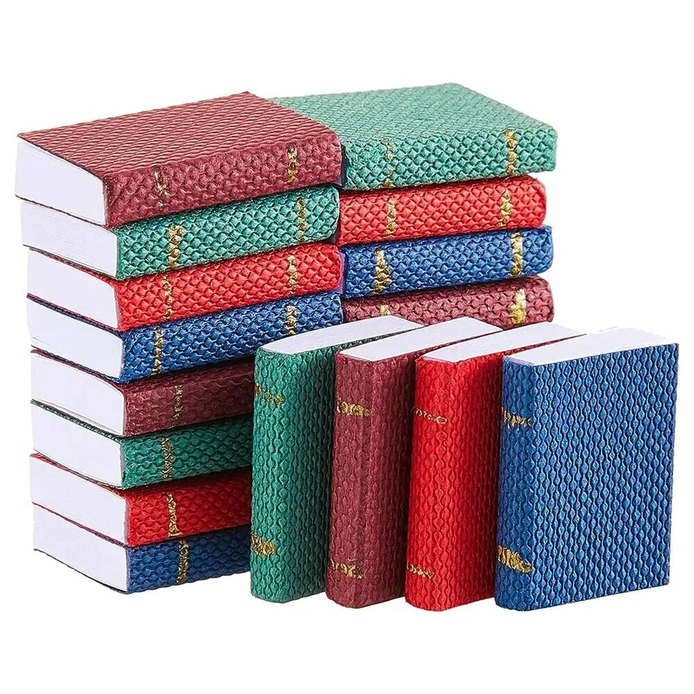 20 шт Миниатюры кукольного домика в масштабе 112 Книги о вневременных миниатюрах