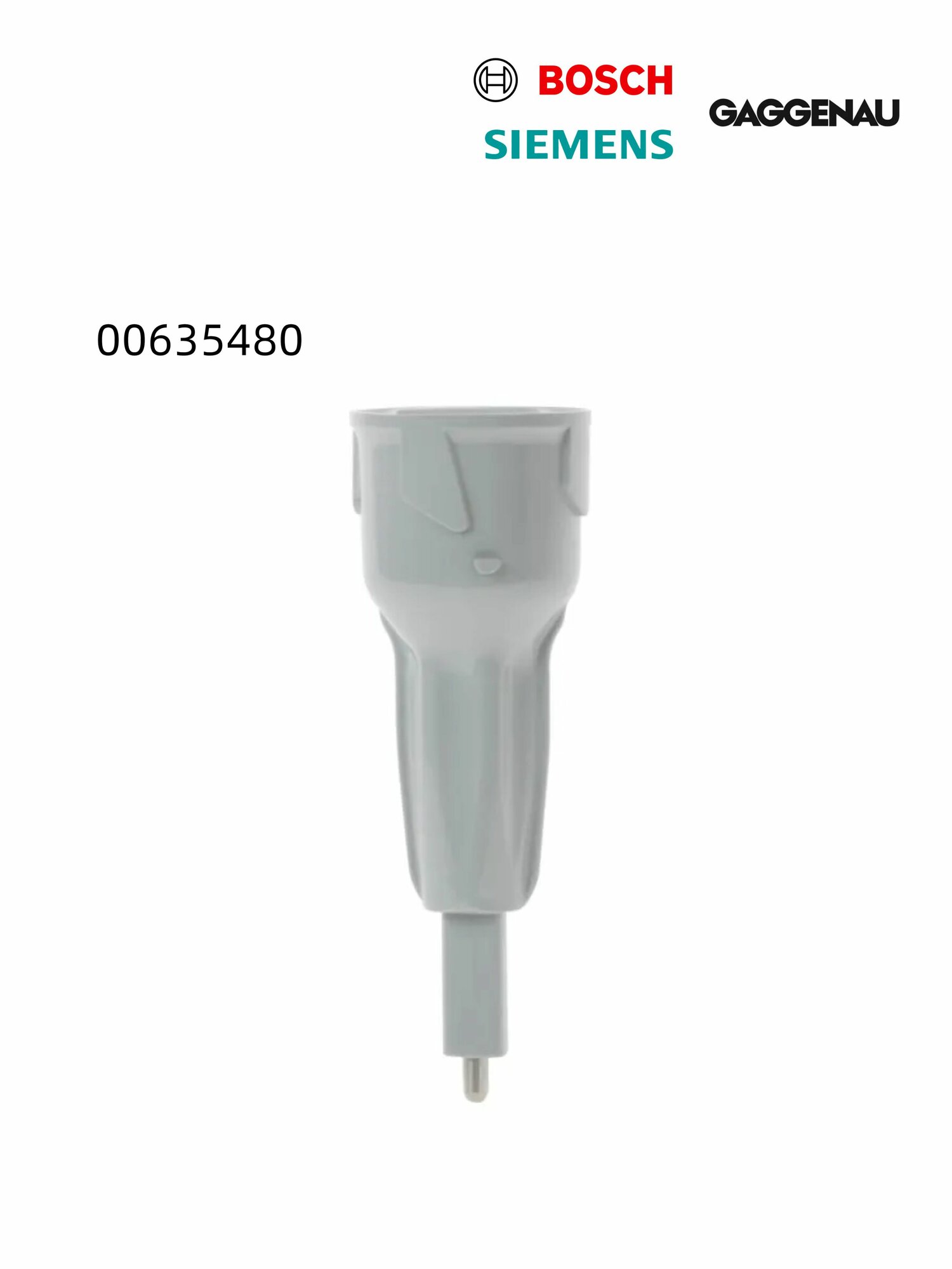 Ось привода для держателя дисков, ножа, взбивалки Bosch 00635480 для MCM31, MCM32, MCM34, MCM35.