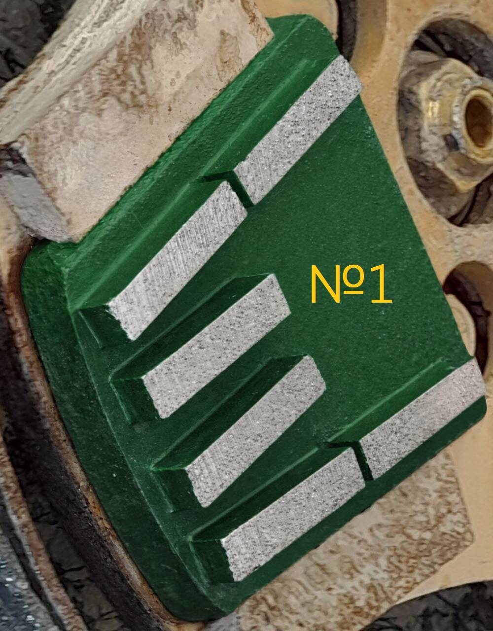 Франкфурт Кристалл №1 финишный 21111, для мозаично-шлифовальной машины GM, 6 сегментов