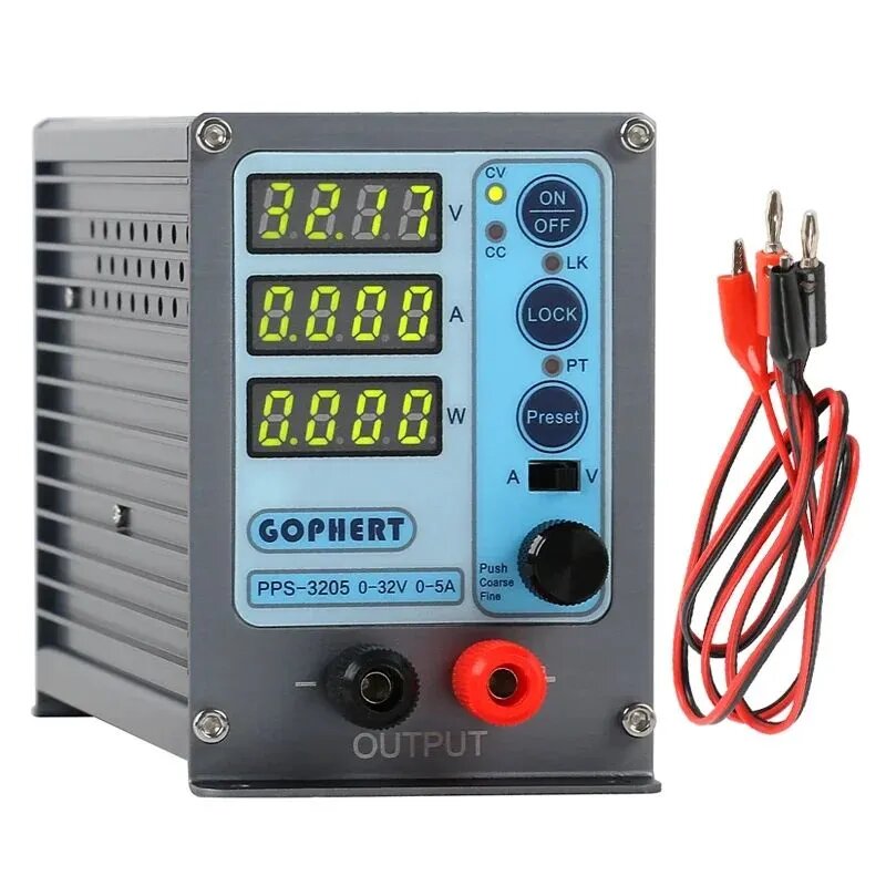 CPS - 3205 Регулируемый стабилизатор напряжения постоянного тока, для обслуживания цепей, 32V 5A