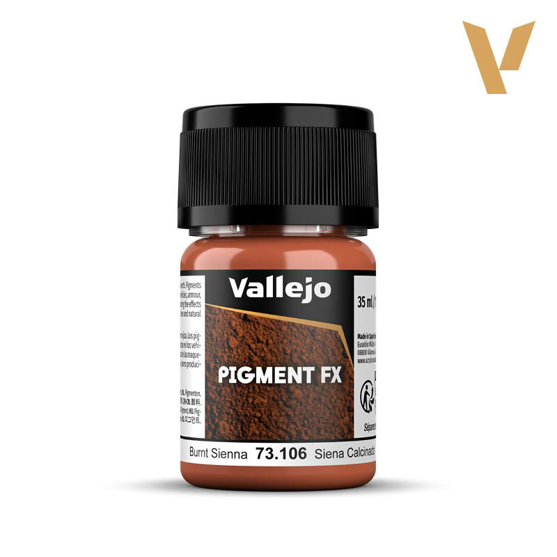 Пигмент Pigments Burnt Sienna 35 ml. Vallejo