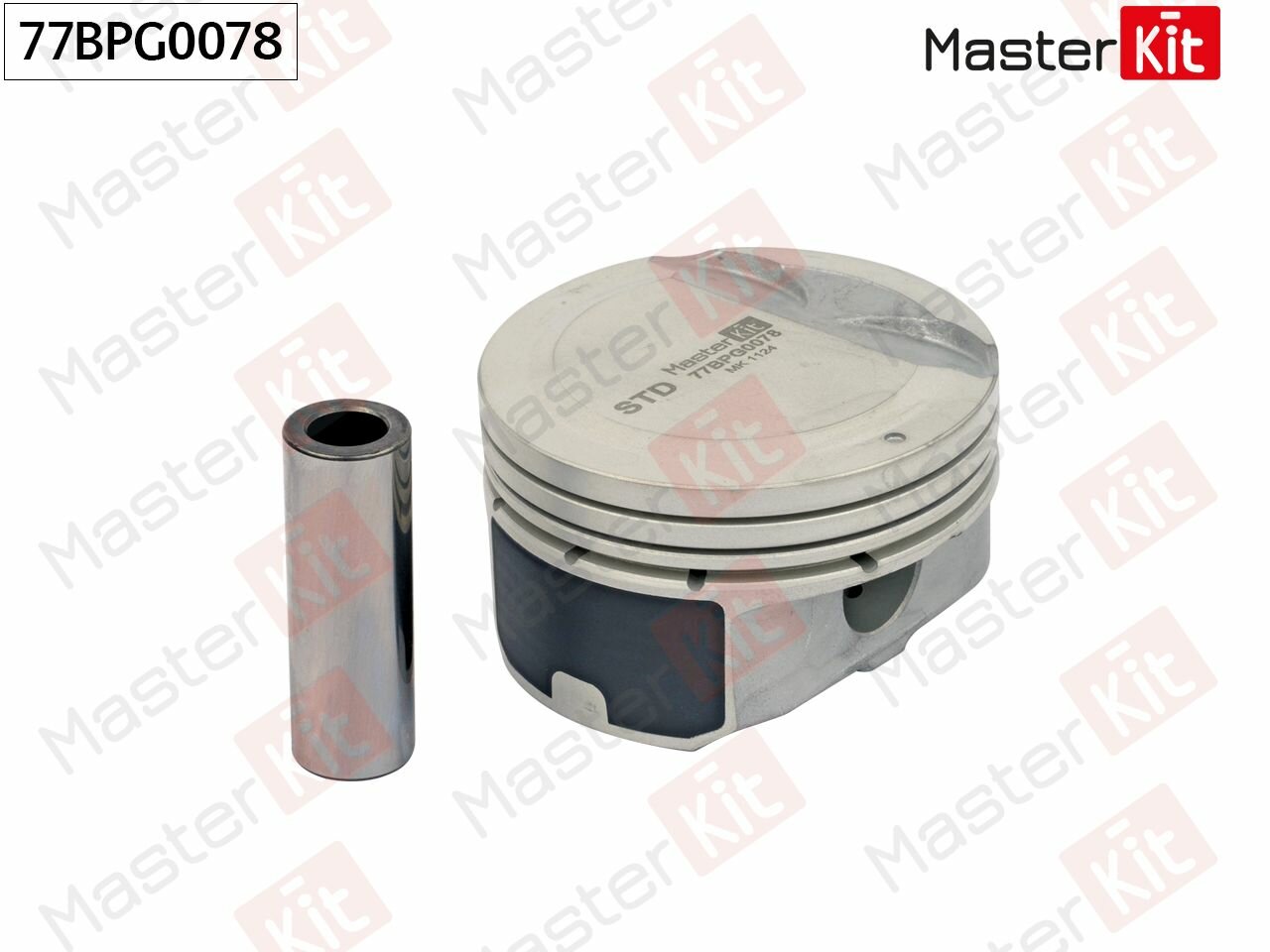 Поршень с пальцем без колец 1шт STD HYUNDAI/KIA G4FA MasterKit 77BPG0078