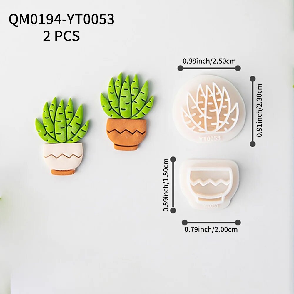 Резаки для полимерной глины "Кактус" QM0194-YT0053