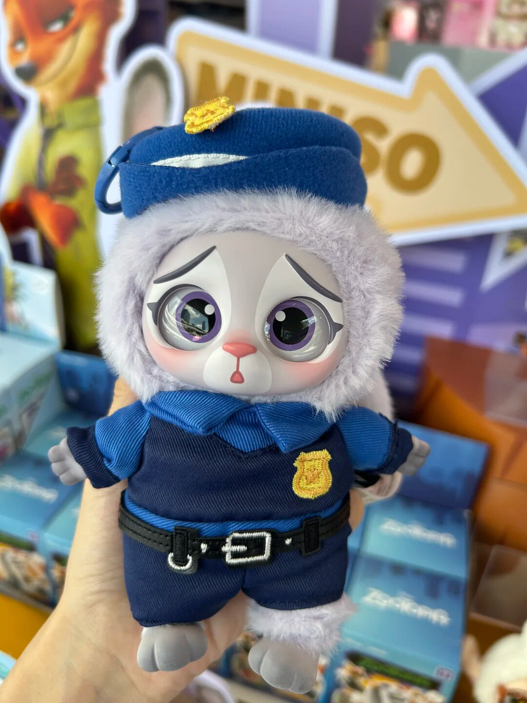 MINISO Серия "Сумасшедший город животных" Виниловая плюшевая кукла Слепой бокс Игрушка Декорация