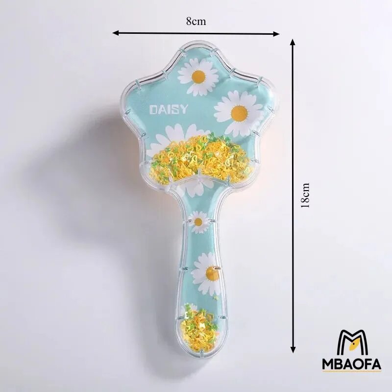 Детская расческа для волос с блестками