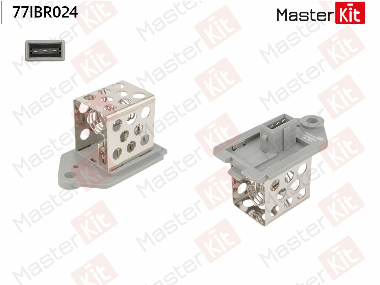 Резистор вентилятора Citroen C5 I DC/Peugeot 406 8B 1995 - 2005 MasterKit 77IBR024
