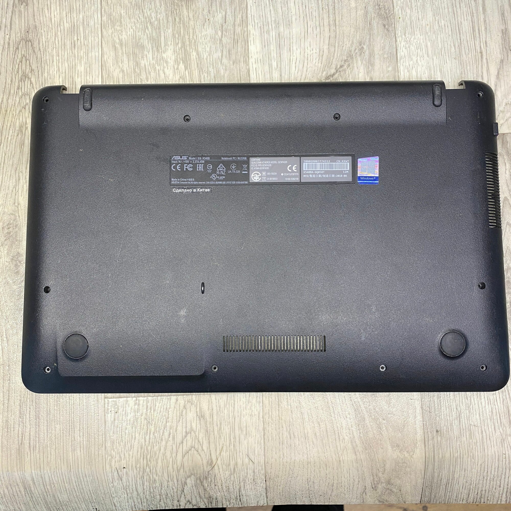 Поддон Asus K540B