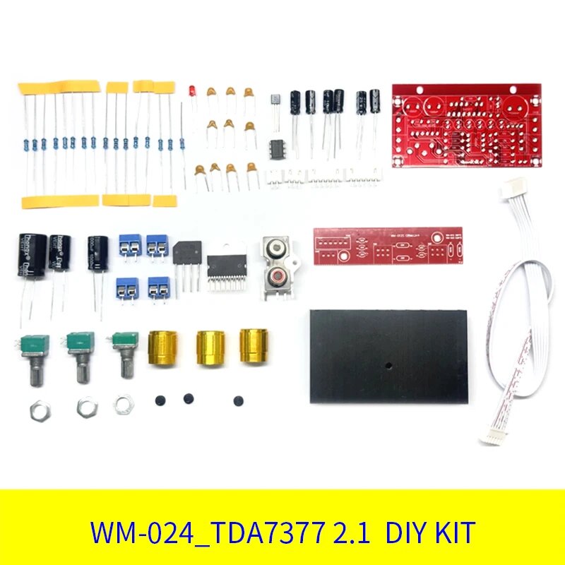 TDA7377 2.1 DIY KIT усилитель, Цвет: DIY KIT