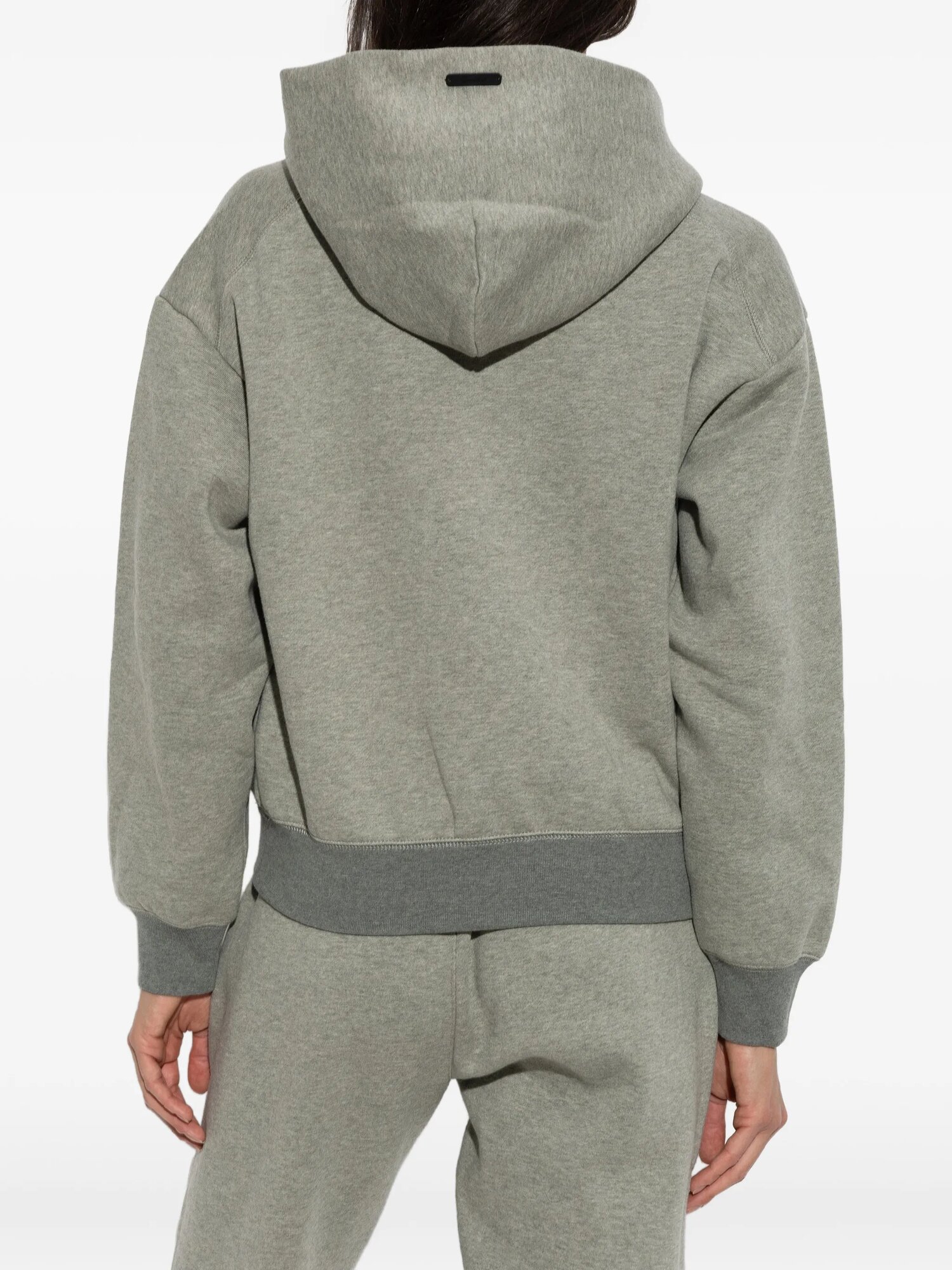 Худи FEAR OF GOD Logo-patch hoodie, размер S, , серый — фото 1