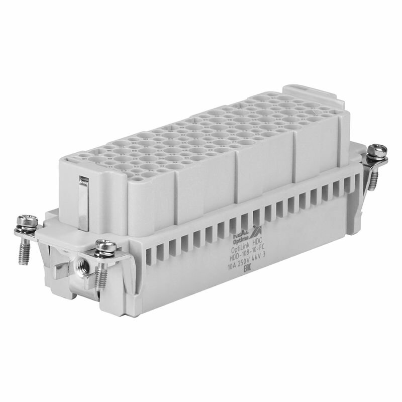 Розетка OptiLink HDC-HDD-108-10-FC-(0.14-2.5) 250В КЭАЗ 366487