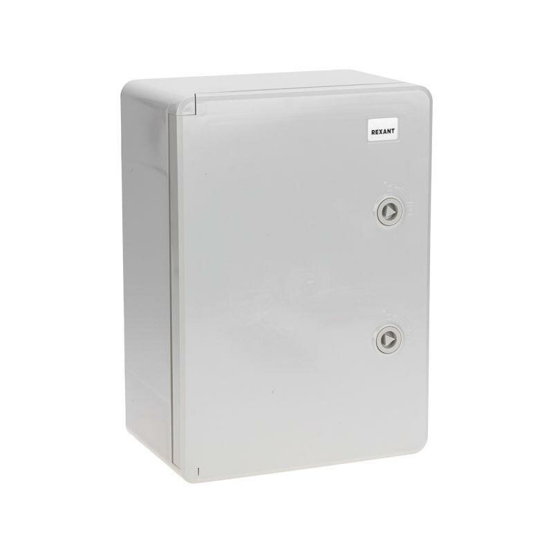 Корпус ЩМПп 350х250х150 УХЛ1 IP65 с монтажн. панелью ABS пластик. Rexant 11-0401