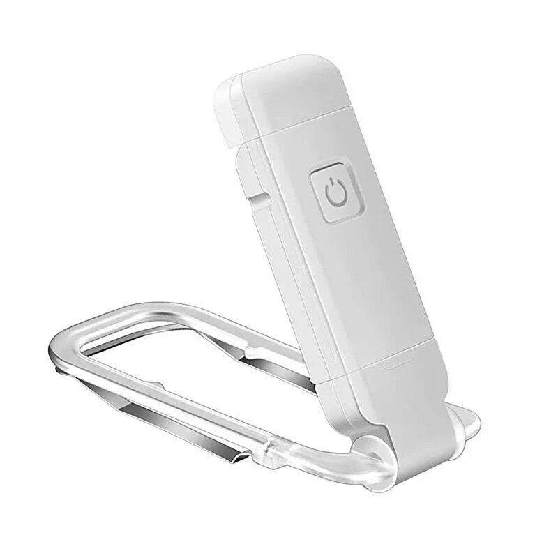 Светодиодная лампа для чтения, зарядка через USB, фиксатор, регулируемая яркость, защита глаз