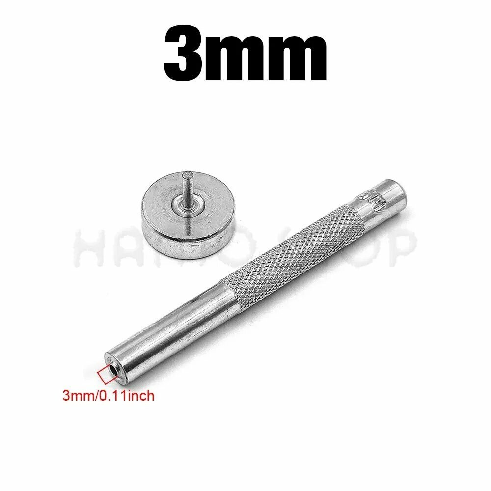 1шт Установщик матрица для люверсов ручной установки люверсов (3mm #150)