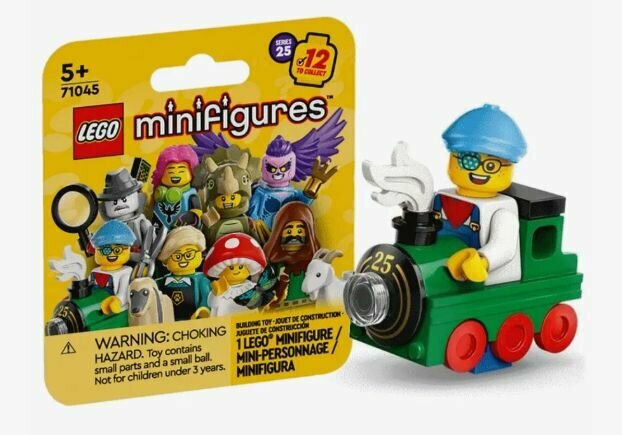 Минифигурка LEGO Minifigures 71045-10 Series 25 Ребёнок в костюме паровоза