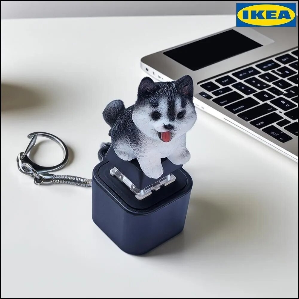 Эксклюзивный антистрессовый брелок с кликающим звуком и LED подсветкой