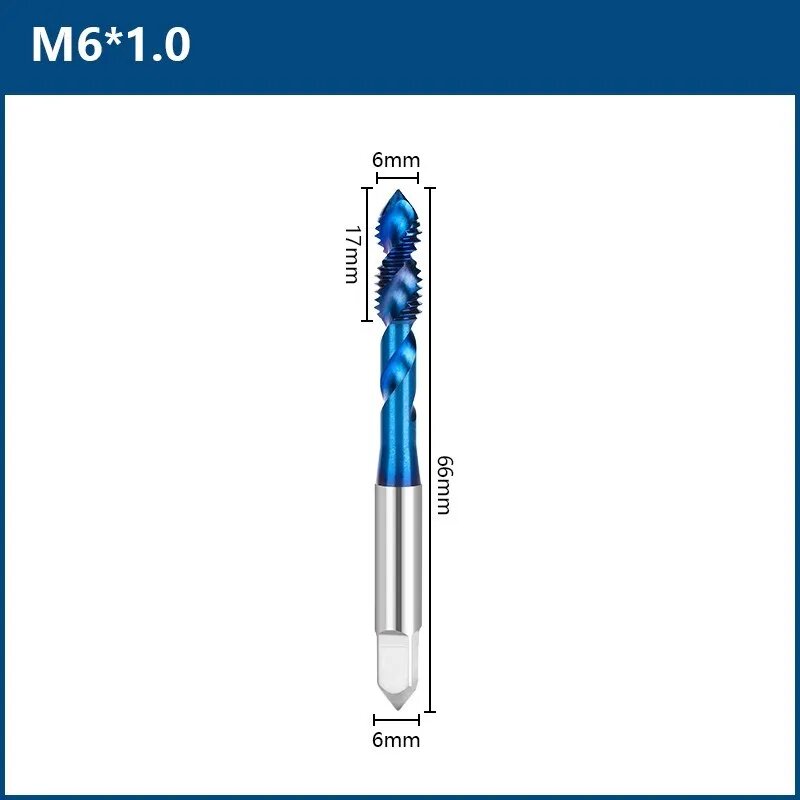 Метчики XCAN для алюминия M3-M12 M6x1.0
