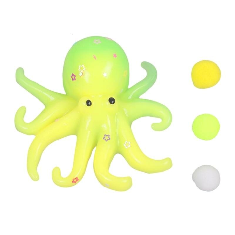 Реалистичная игрушка-каракатица для сжатия, Желто-зеленый