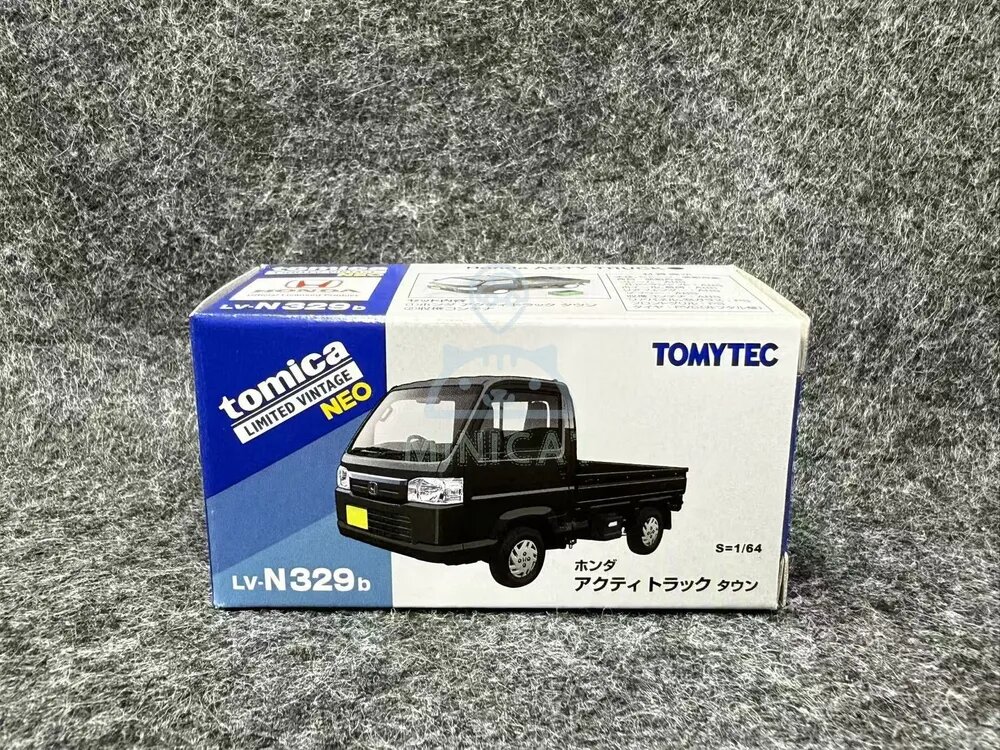 Машинка 2511 TOMYTEC 1:64 TLV LV-N329b Honda ACTY mini van in black Die-cast Alloy Model Collection Toy Children Gifts