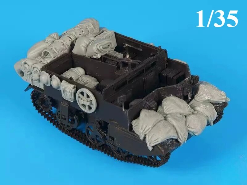 Высокое качество, 1:35 модель из литой смолы, танк Bren Carrier, набор аксессуаров No 2, набор деталей, неокрашенный