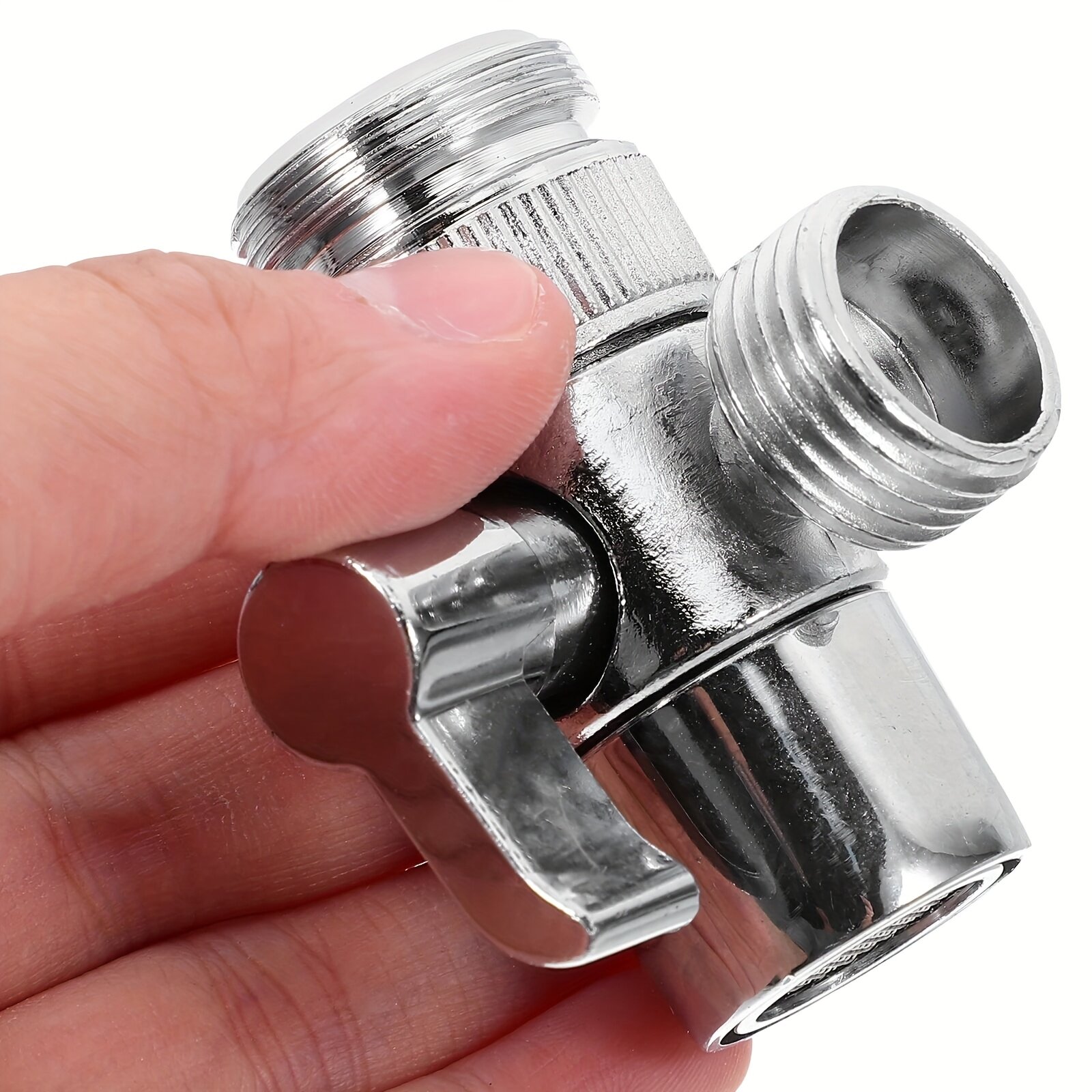 Разделитель смесителя для душа 3-ходовой, модель 3-Way Shower Diverter
