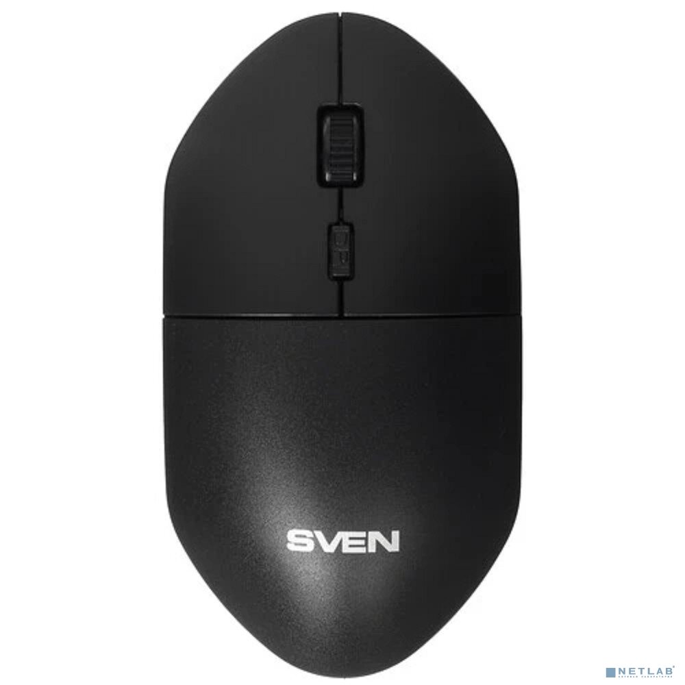 Беспроводная мышь Sven RX-515SW чёрная (2,4 GHz, 3+1кн. бесш. кн, 800-1600DPI, блист)