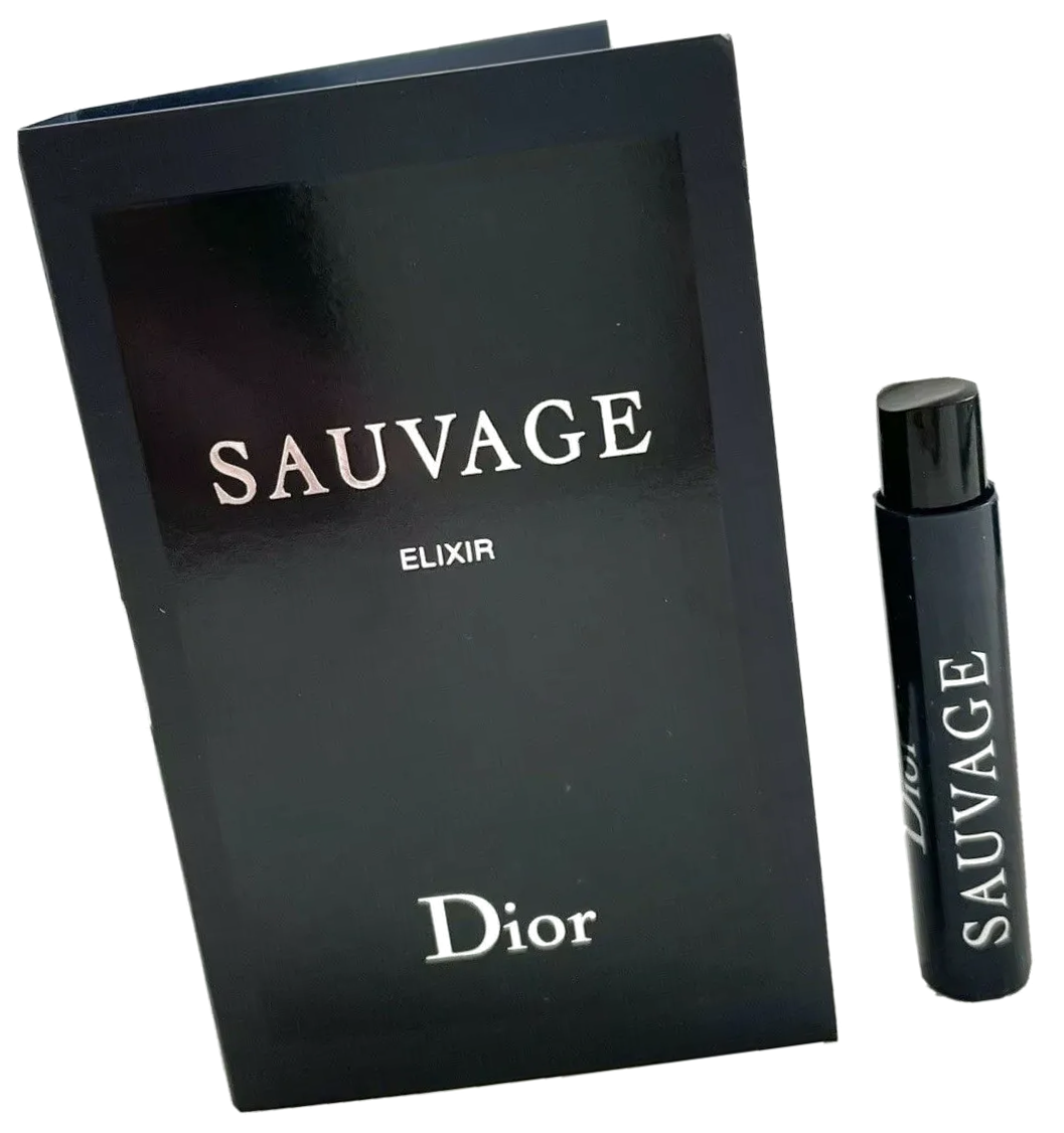 Мужская парфюмерия Кристиан Диор Саваж Эликсир 1 мл пробник - Christian Dior Sauvage Elixir