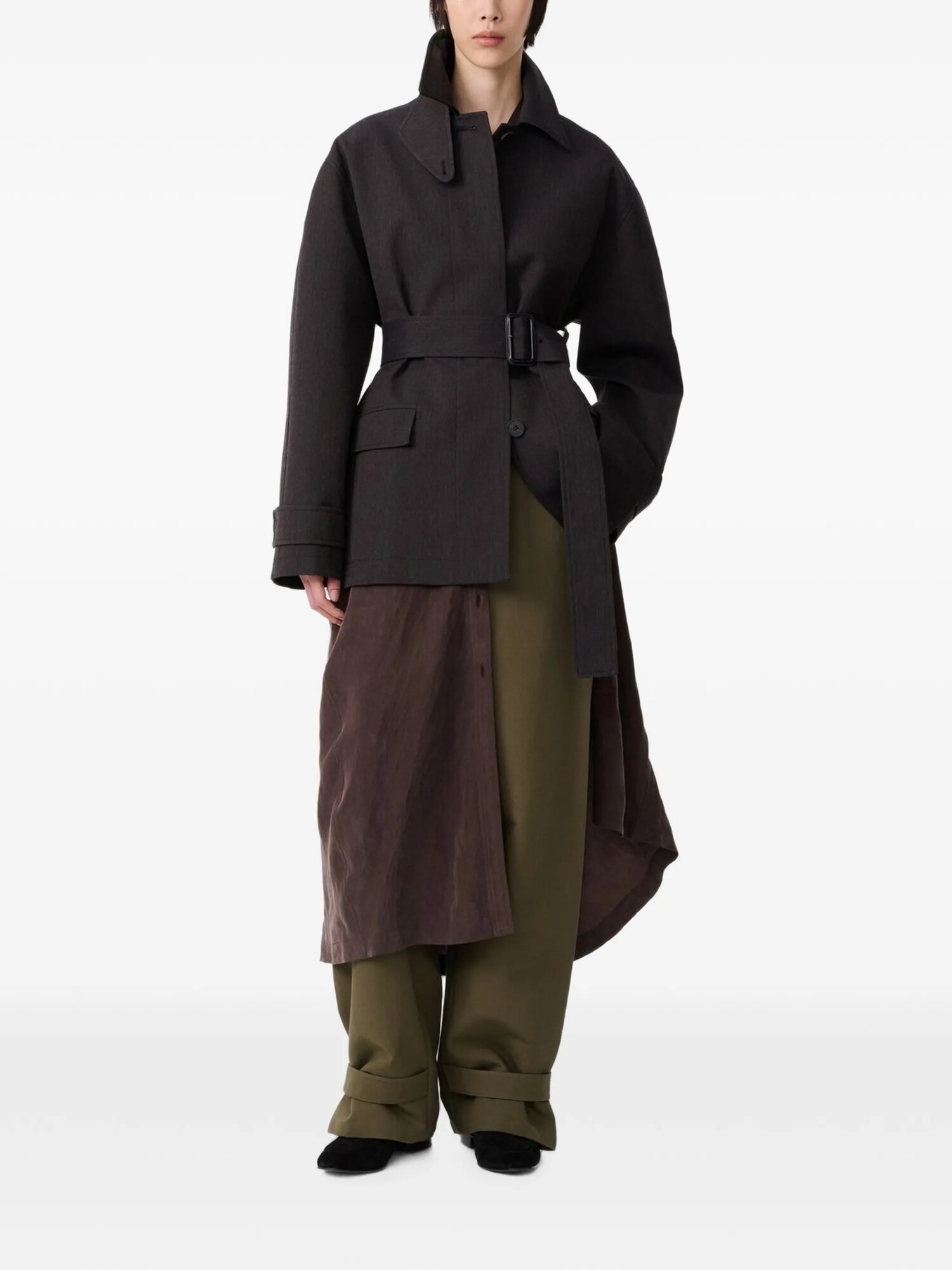 Куртка Studio Nicholson Lurie belted jacket, размер 8 — фото 1