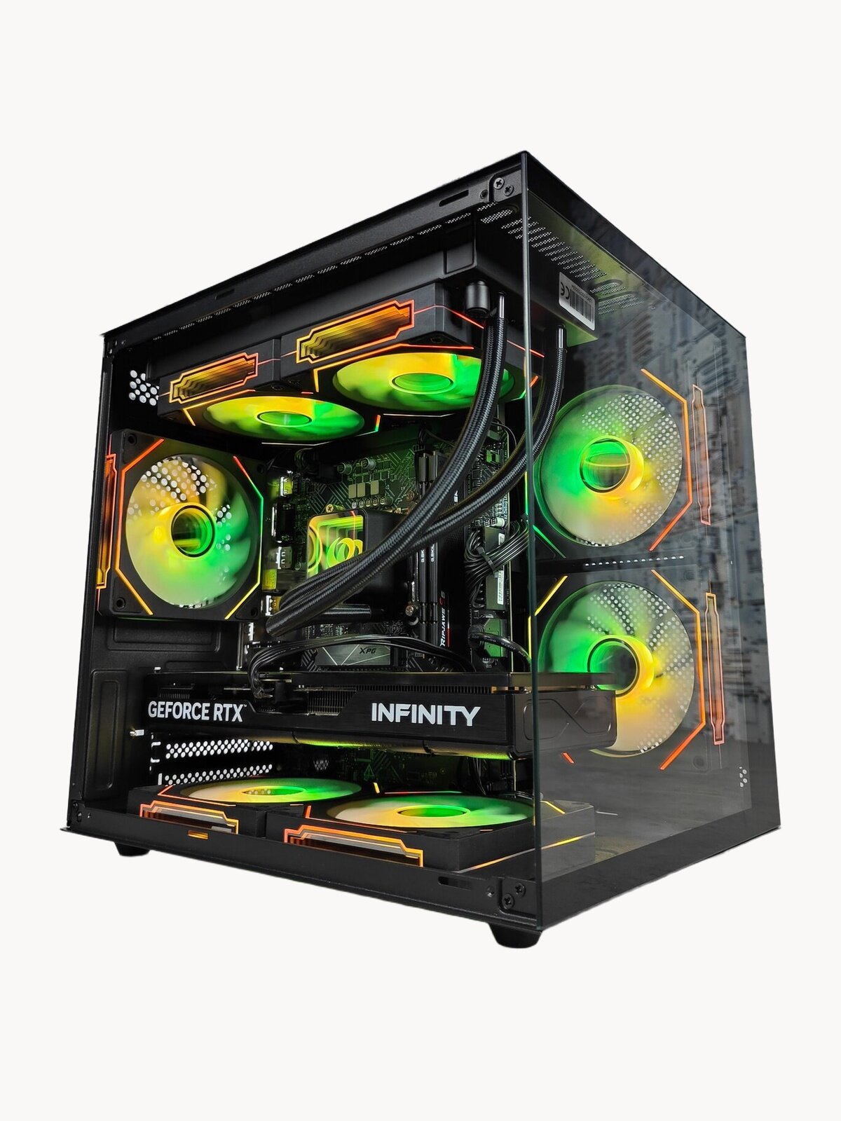 Мощный игровой ПК Ryzen 5 7500F RTX 5070 (12gb) ddr5 32gb 1tb ssd m2 Bunker