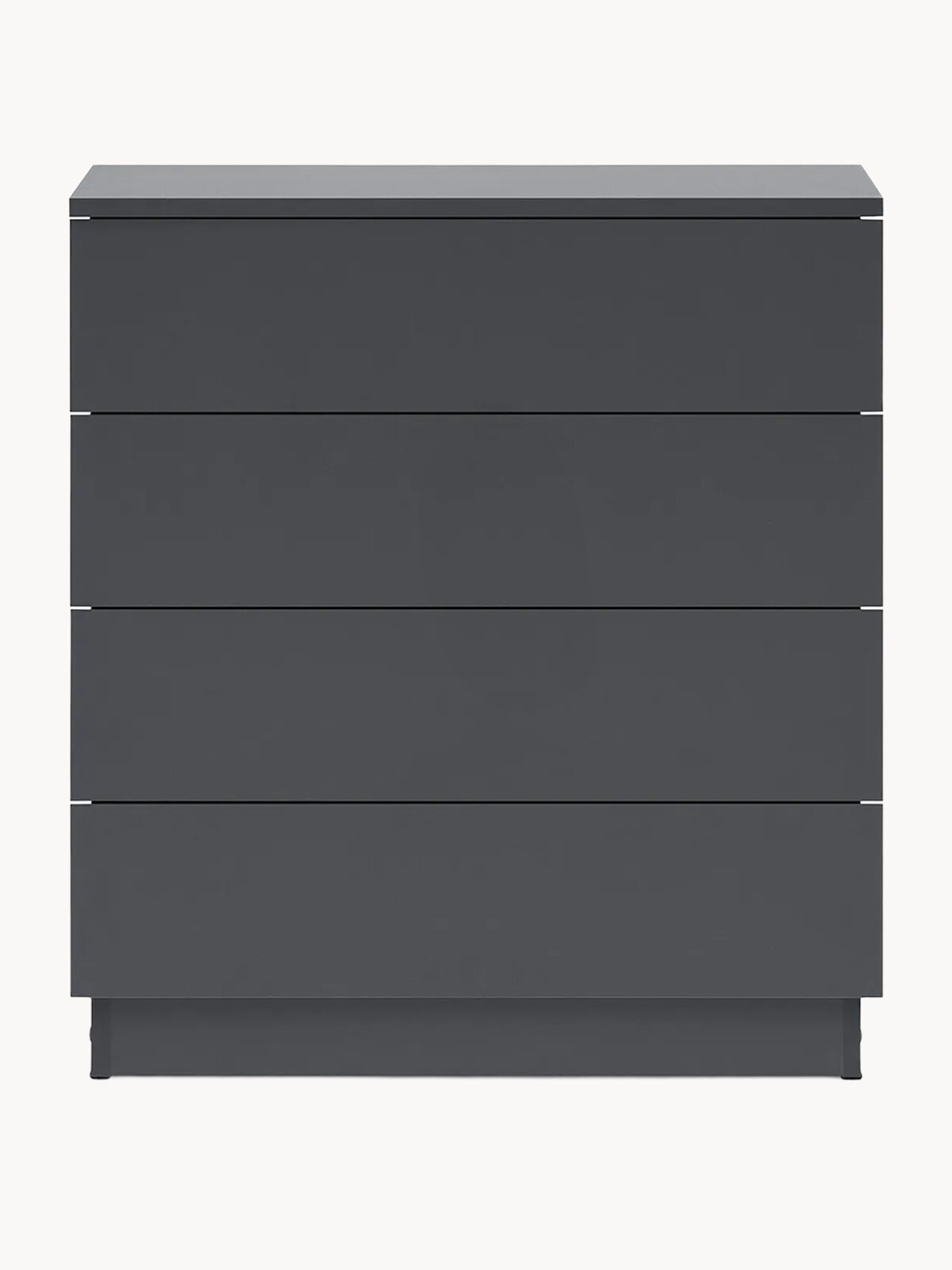 Комод для одежды Нонтон Эккервуд 4, графит серый, 70x35x75.6 см