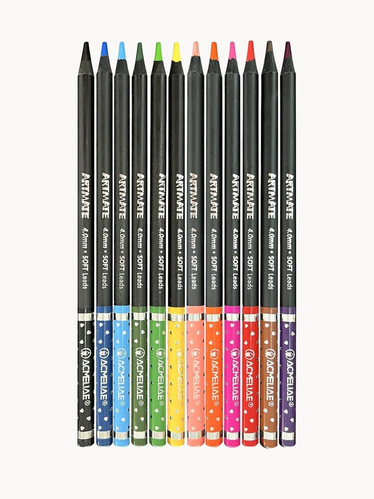 Цветные художественные карандаши мягкие 12 цветов Blackwood