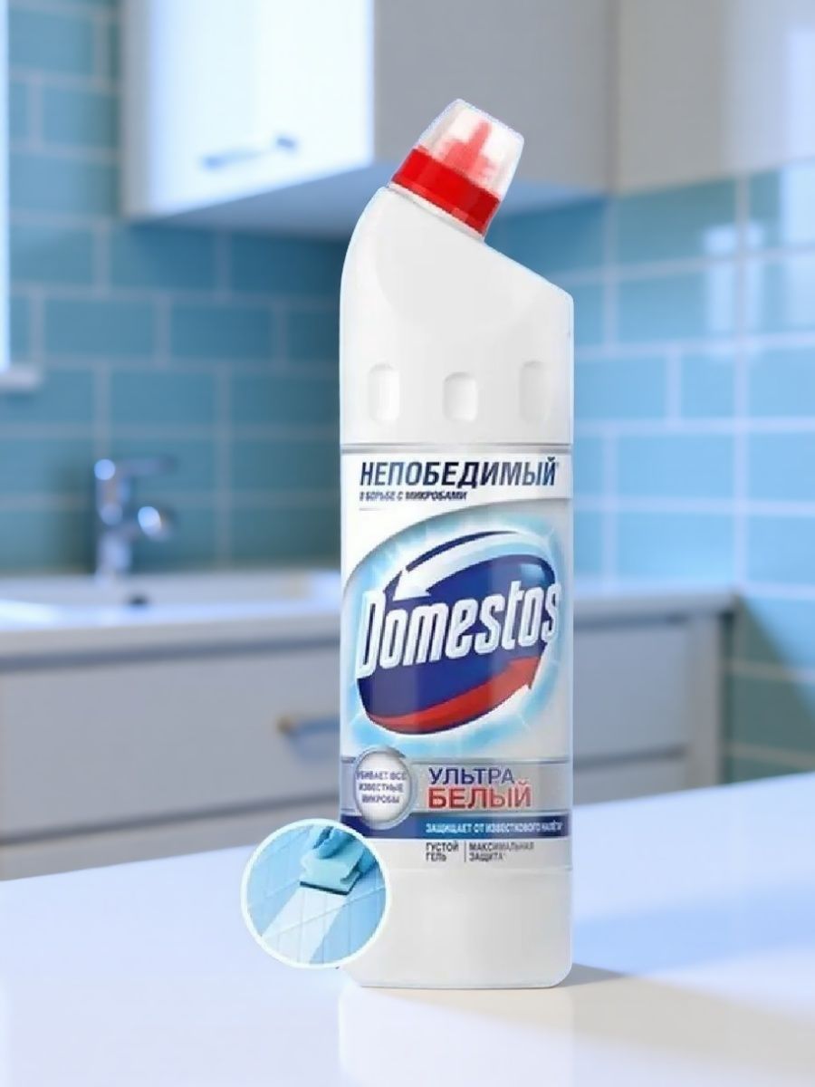 Чистящее средство Ультра Белый 1000 мл, Domestos