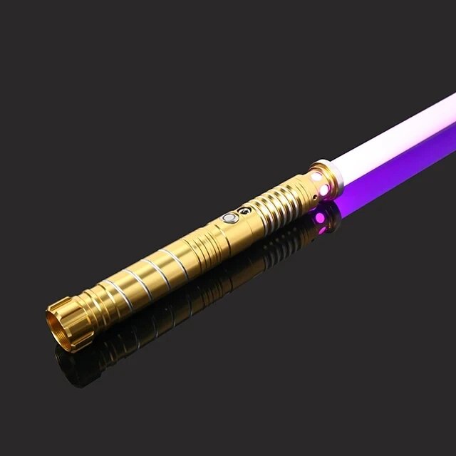Световой меч фиолетовый Type 6 Gold RGB