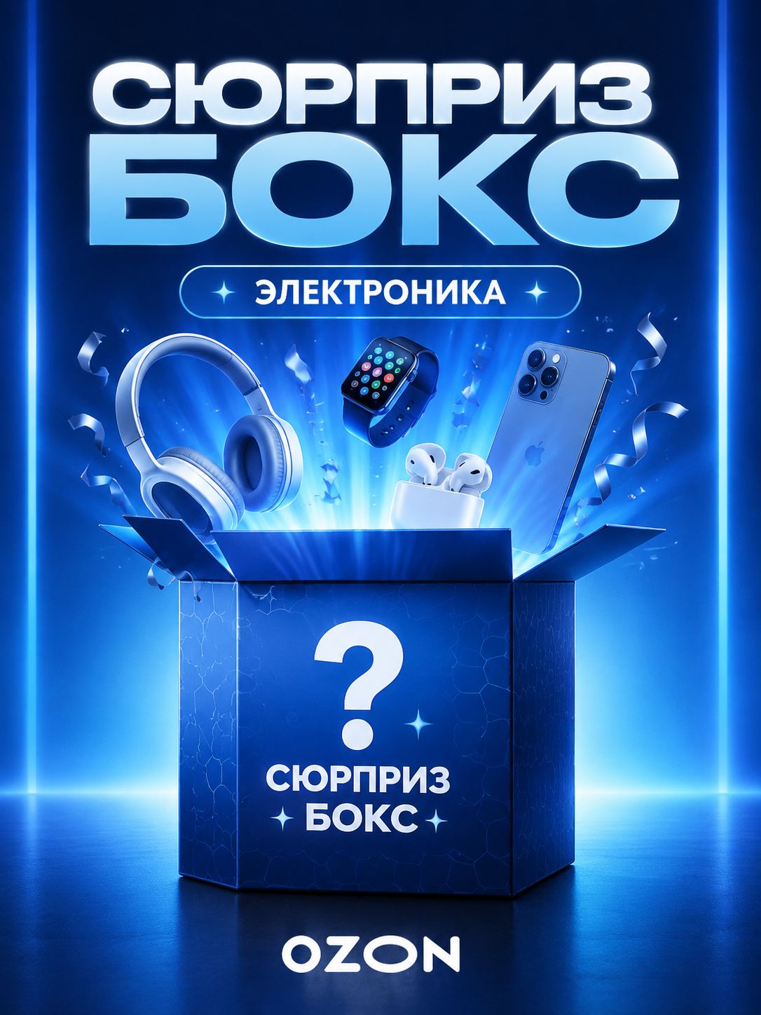 Содержит различные стили электронных аксессуаров, только один товар выдается на склад при оформлении заказа и не может быть выбран