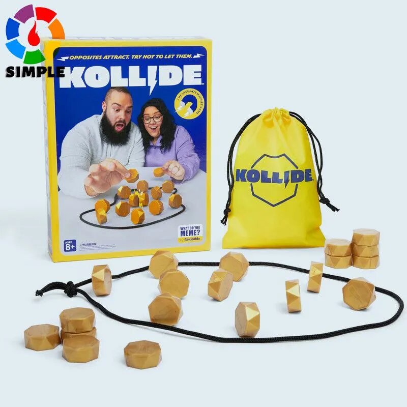 Kollide by Relatable, Exciting Magnetic Game Карточная игра Настольная игра