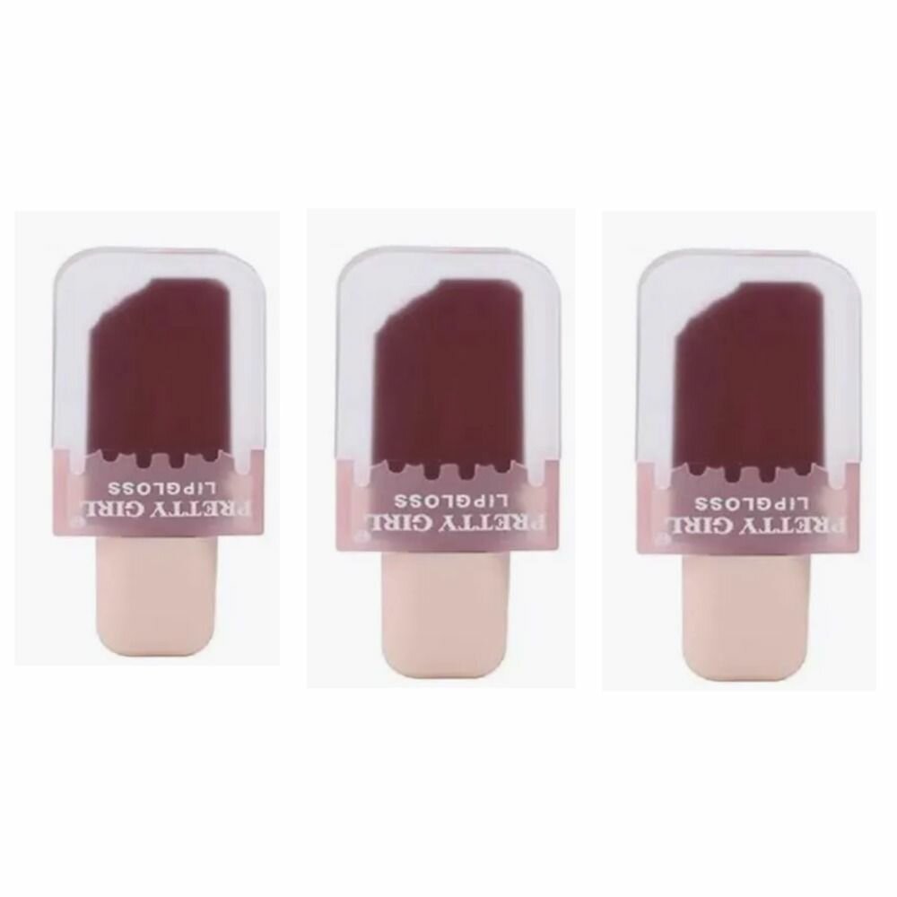 Farres cosmetics Блеск-Тинт для губ GH108-06 Терракотовый Матовый водостойкий, 3 шт