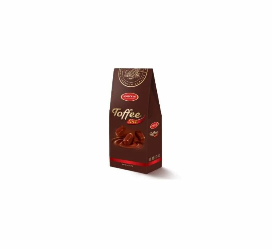 Азовская кондитерская фабрика конфеты Toffee love,200 г