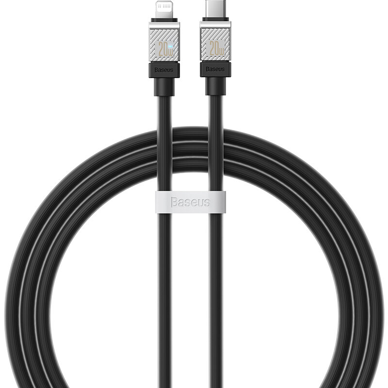 Кабель Baseus CoolPlay Series Fast Charging Cable Type-C to iP 20W 1m Black (CAKW000001)