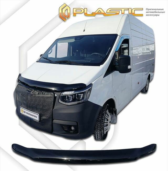 Дефлектор капота ГАЗ ГАЗель NN 129, 200, 220 2020-н. в. Classic черный exclusive