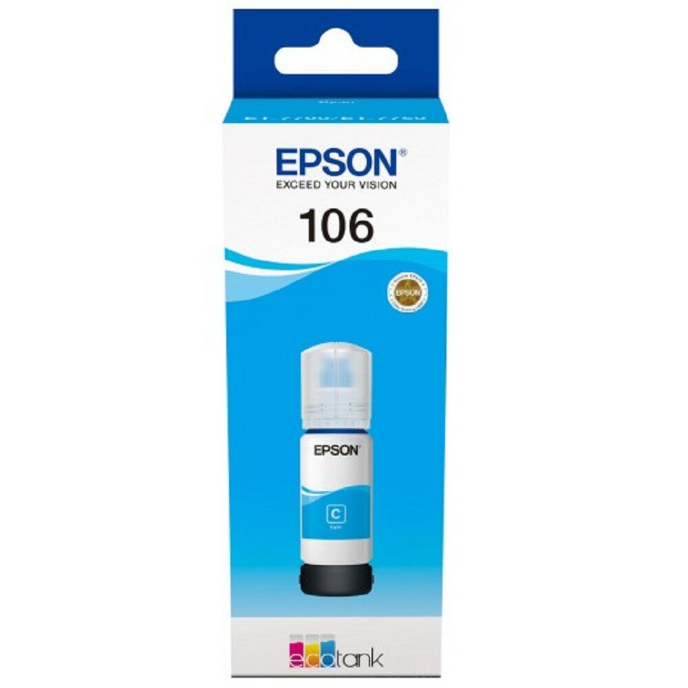 Чернила Epson C13T00R240, Голубой
