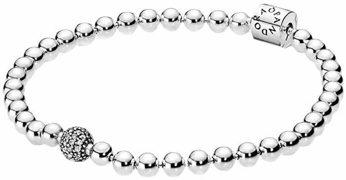 Браслет PANDORA, серебро, 925 проба