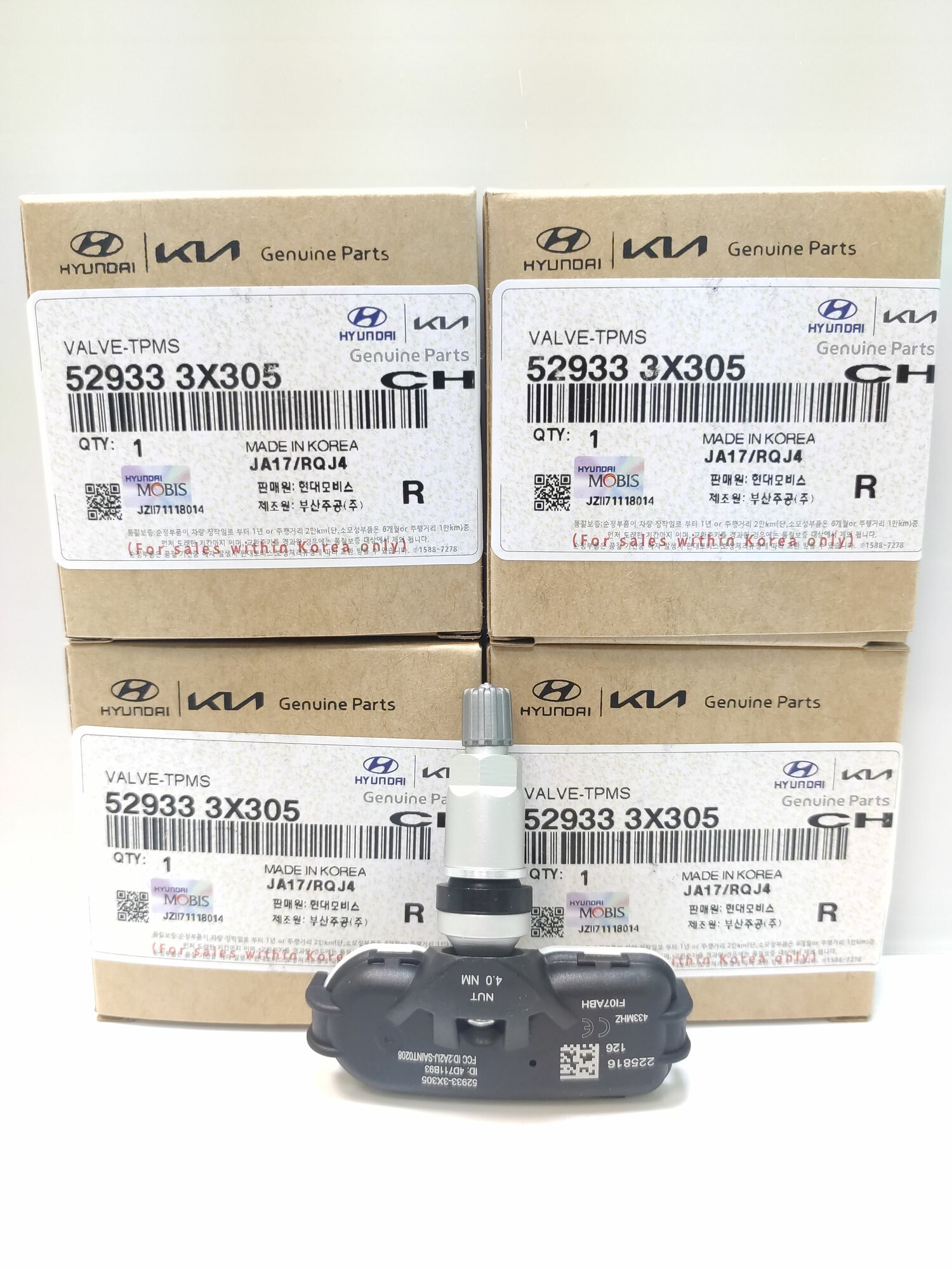 Комплект Датчиков давления в шинах Hyundai/Kia 529333X305